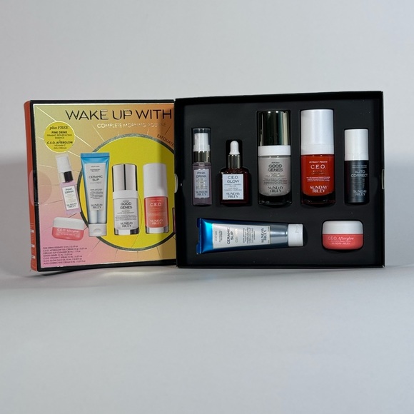 Sunday Riley | Skincare | New Sunday Riley Wake Up With Me Complete ...